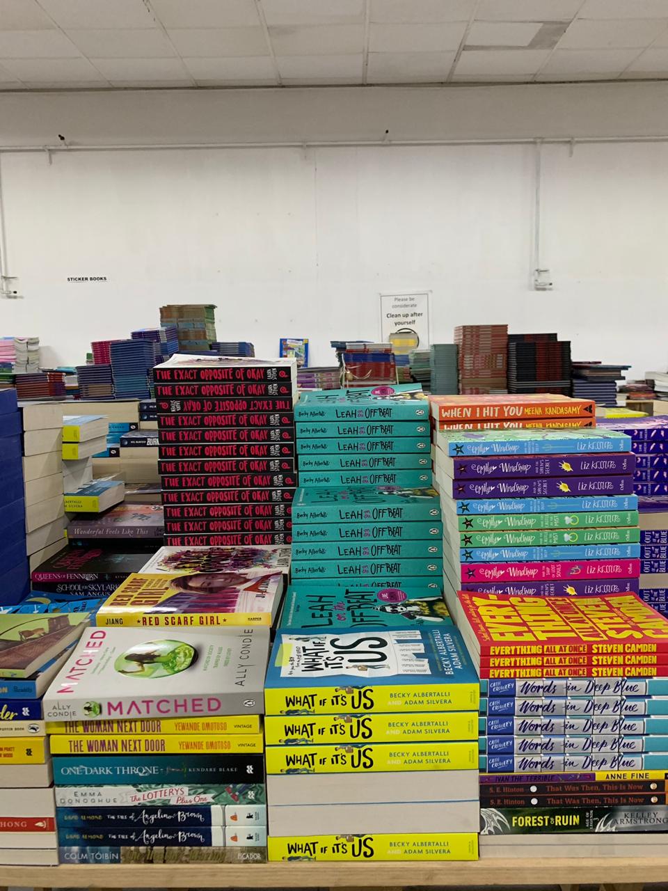BARGAIN BOOKS WAREHOUSE SALE // you need to come to book heaven - Ruby ...