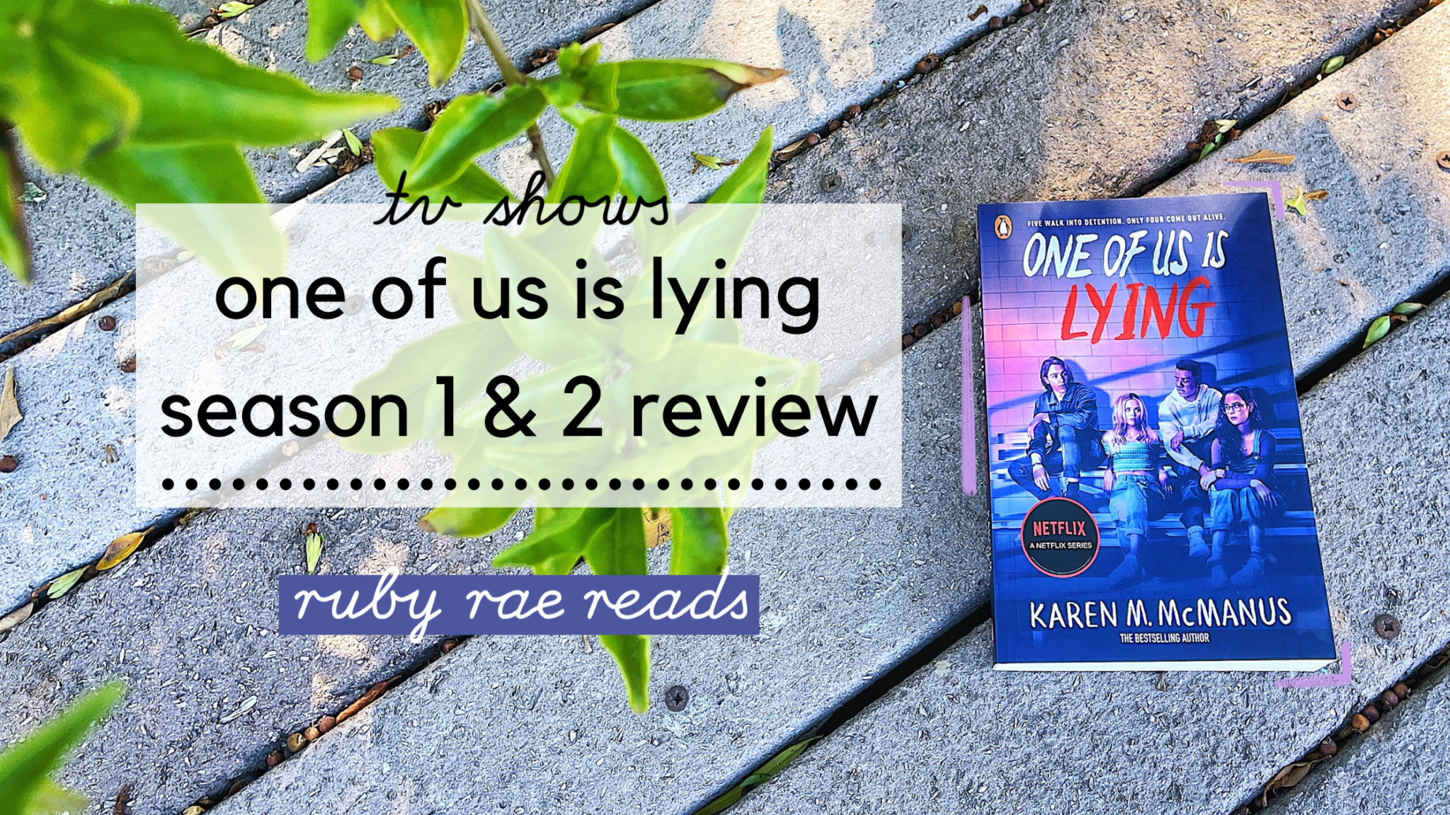 ONE OF US IS BACK BY KAREN M. MCMANUS // spoiler-free book review: i'm ...