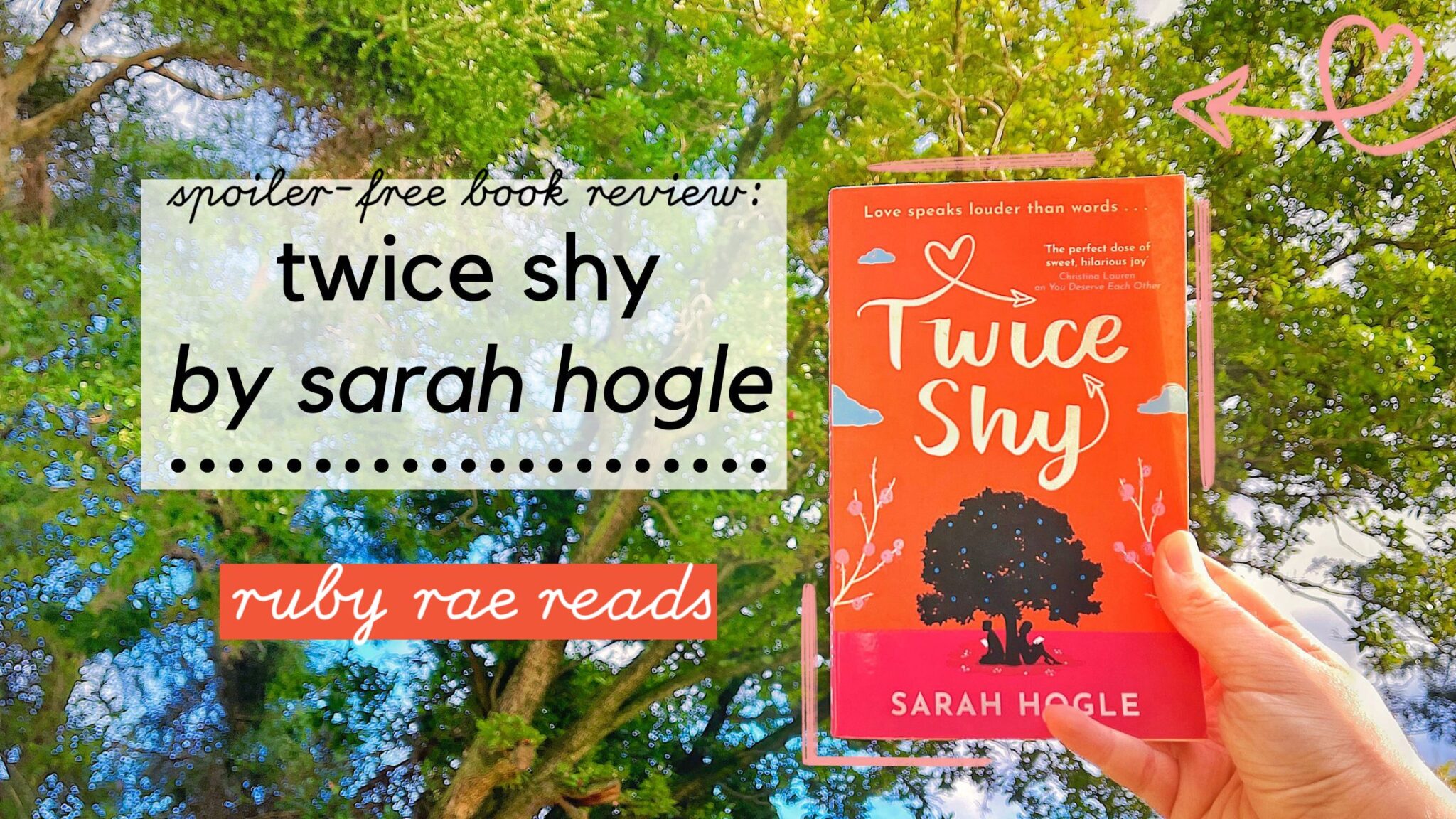 TWICE SHY BY SARAH HOGLE // spoiler-free book review: a cinnamon roll ...